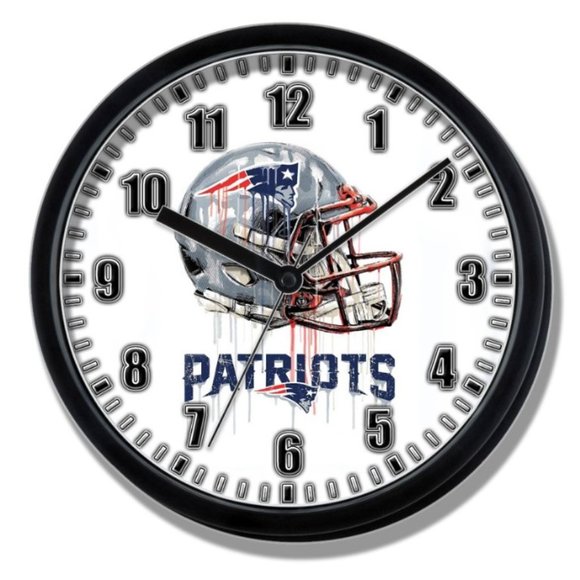 Clock | Wall Decor | New England Patriots Nfl Wall Clock New | Poshmark